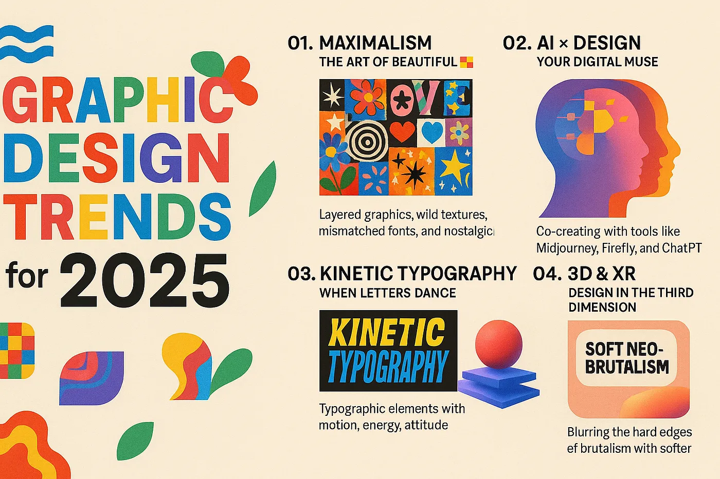 Top Graphic Design Trends You Must Follow in 2025 - Web Technologies ...