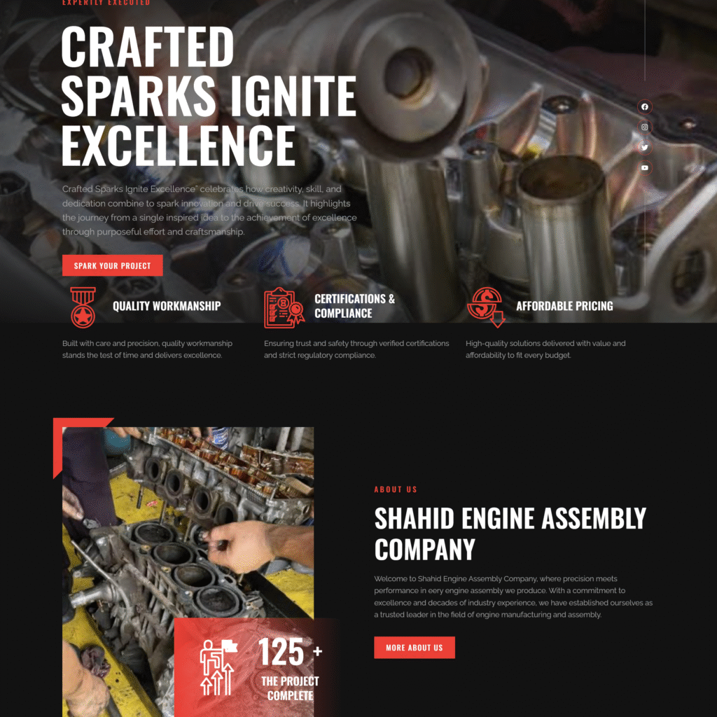 Shahid Engine Assembly (Web Dev) - Web Technologies Pakistan | Digital ...